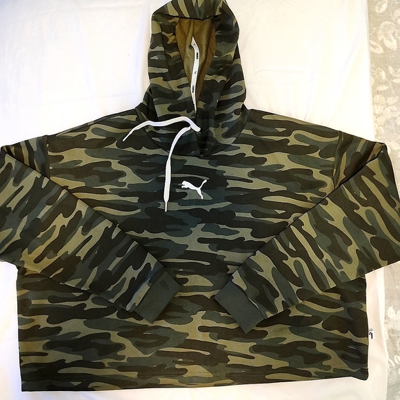 Puma | Skirts | Camouflage Puma Hoodie | Poshmark